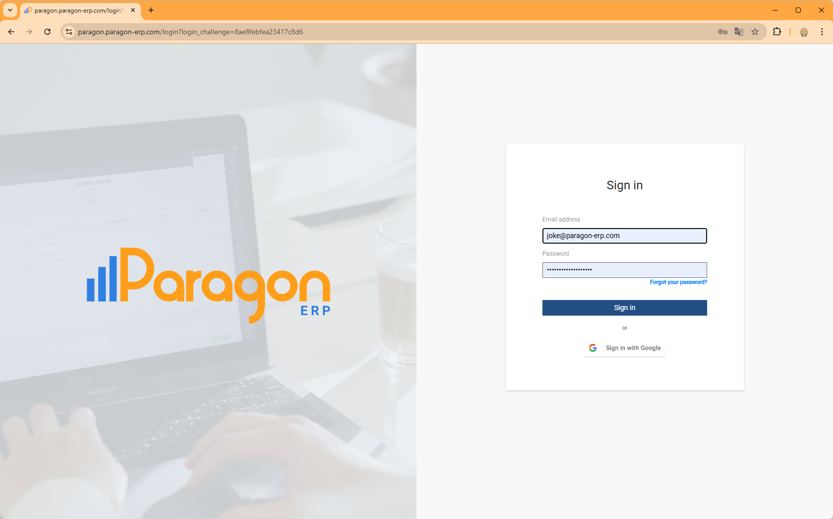 Inloggen en uitloggen Paragon
