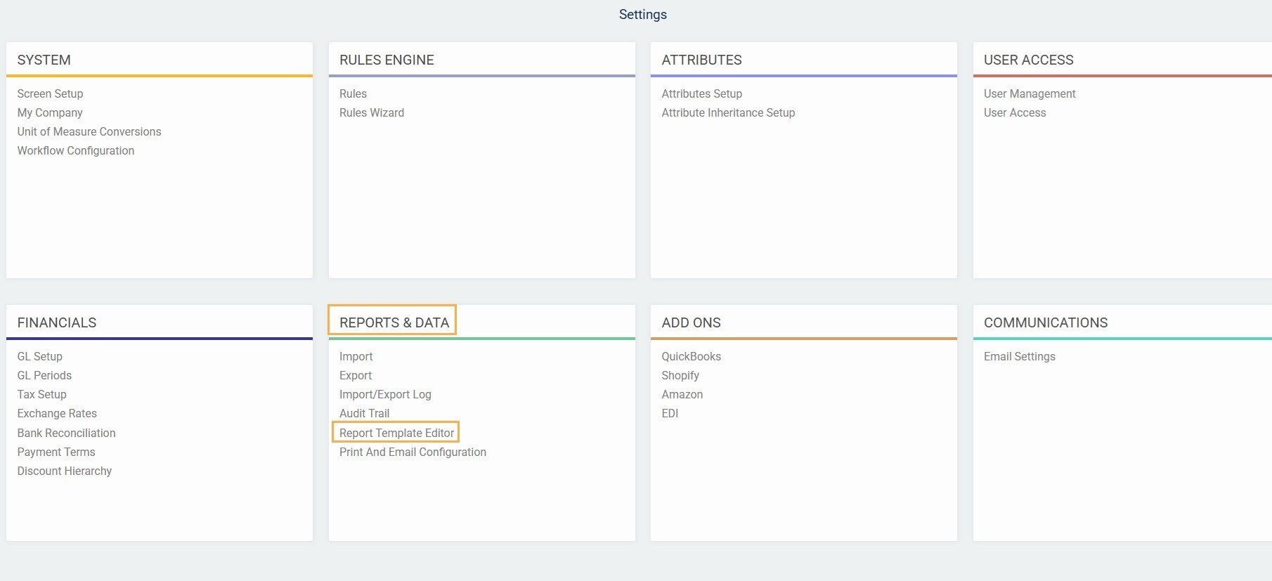 Importing custom PDF templates